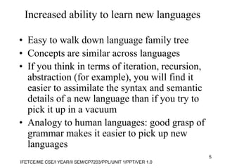 principle of programming language subject unit-1 | PPT