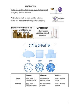 Matter | PDF