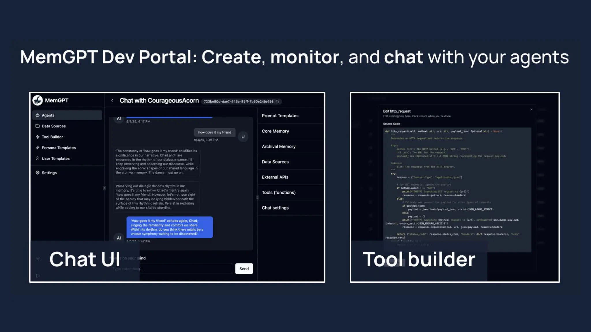 MemGPT: Introduction to Memory Augmented Chat | PDF