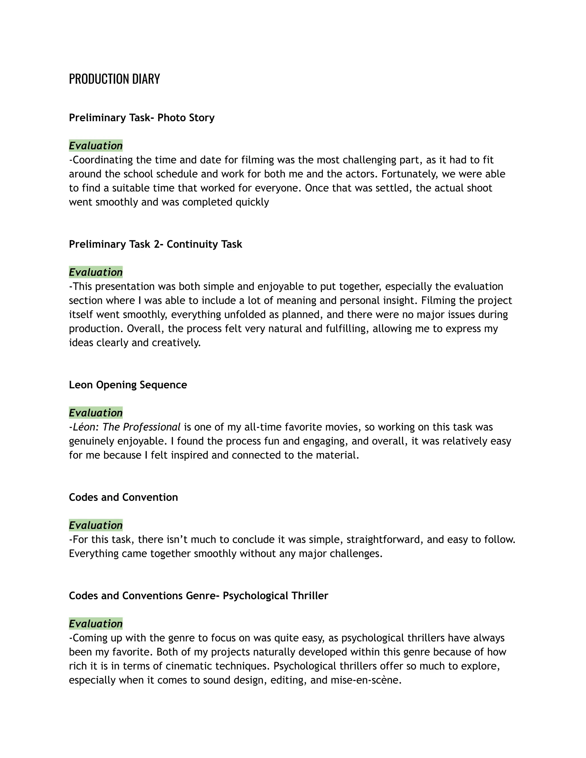 Production Diary Of Behind The Screen... | PDF