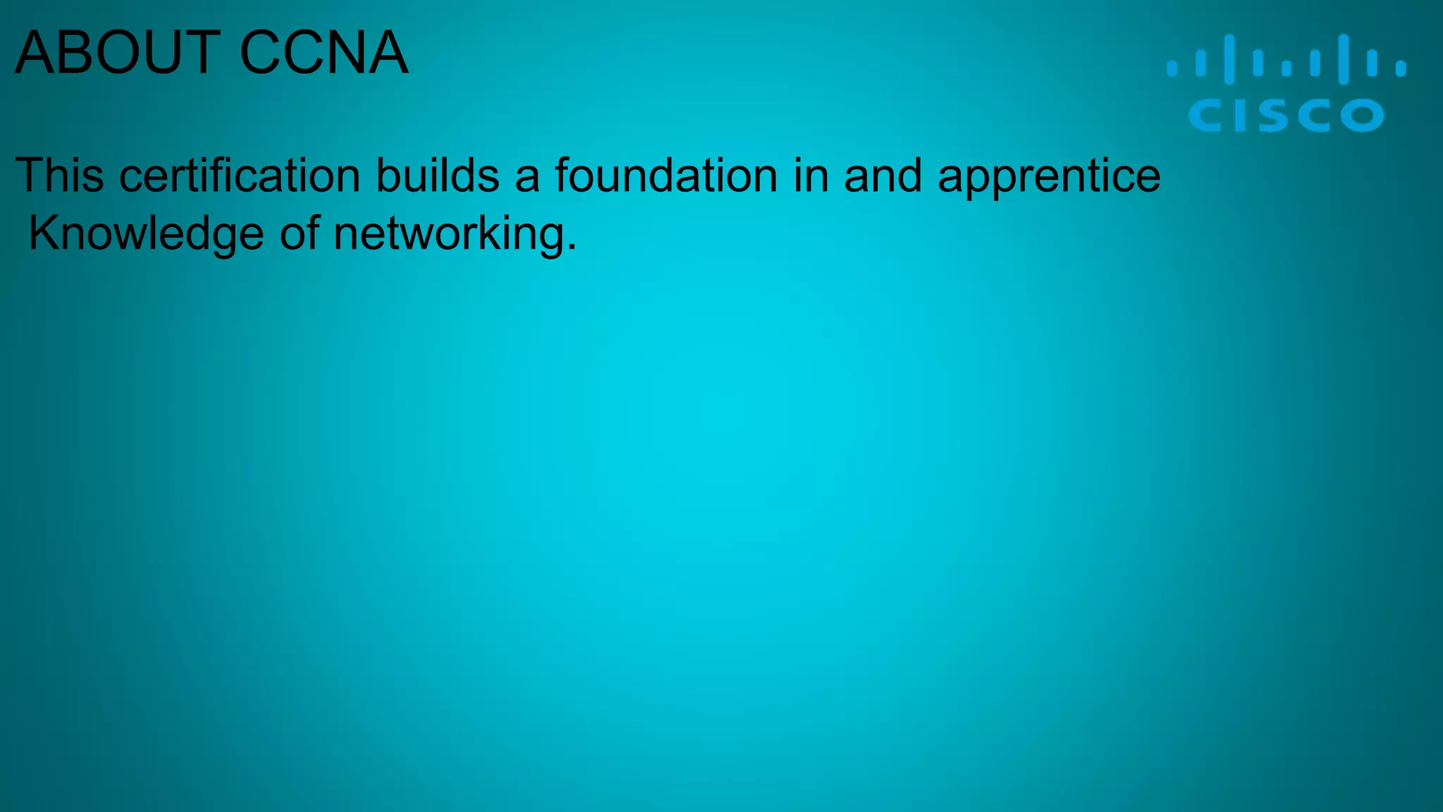 Presentation On Ccna Pptx Computer Networking Computing