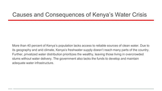 Causes and Consequences of Kenya’s Water Crisis | PPTX