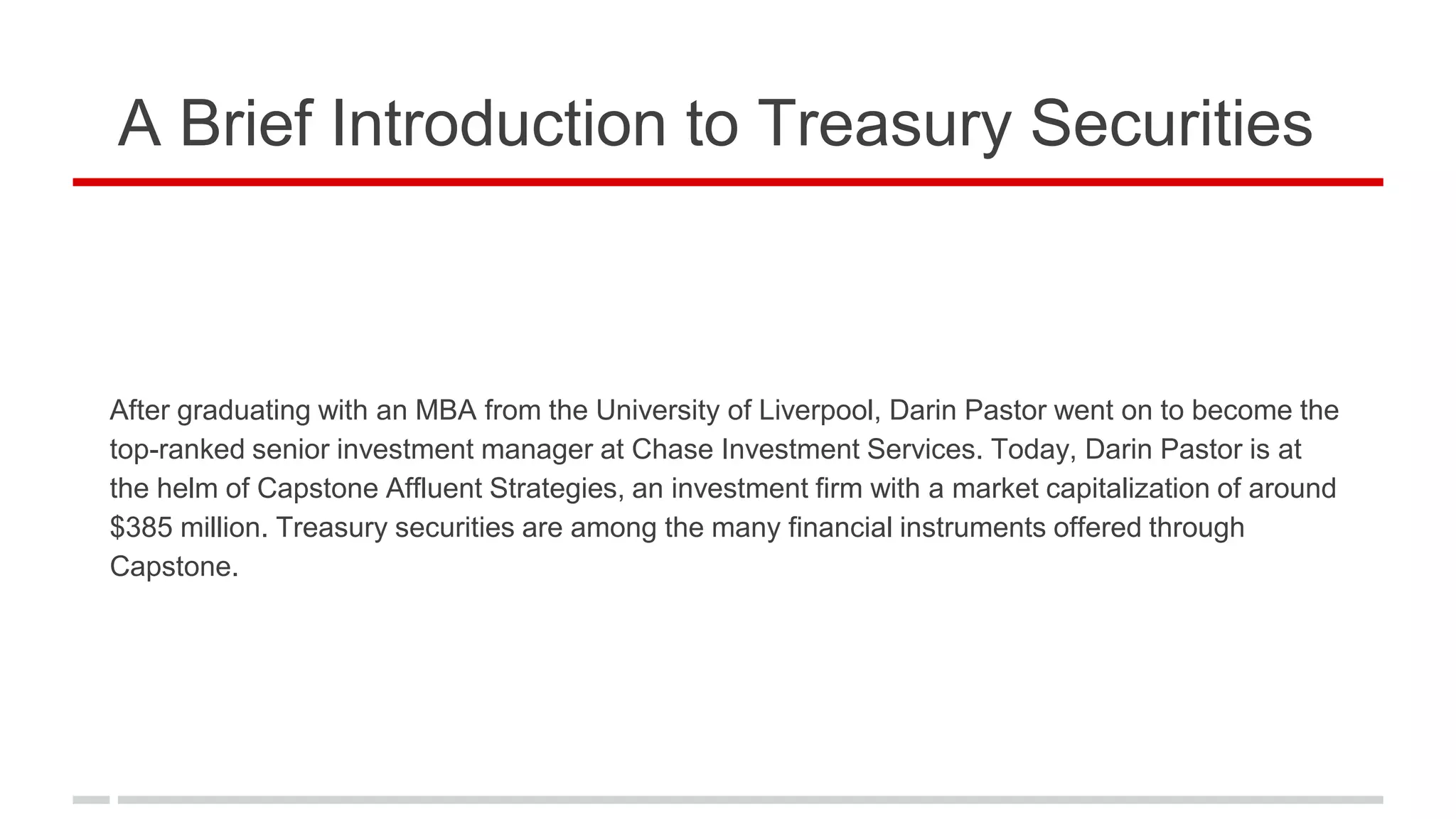 A Brief Introduction to Treasury Securities | PPT
