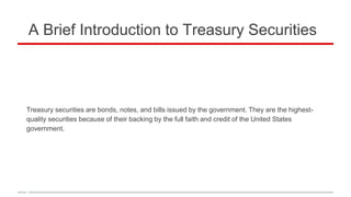 A Brief Introduction to Treasury Securities | PPT