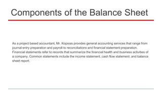 Components of the Balance Sheet | PPTX