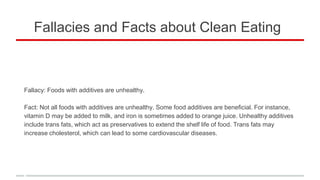 Fallacies and Facts about Clean Eating | PPTX