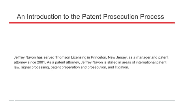 An Introduction to the Patent Prosecution Process | PPTX | Legal ...