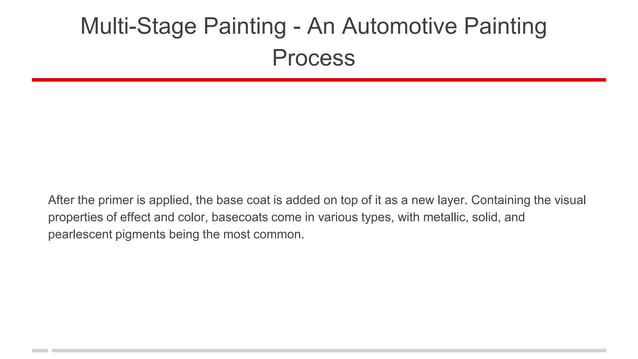 Multi-Stage Painting - An Automotive Painting Process | PPTX | Automotive