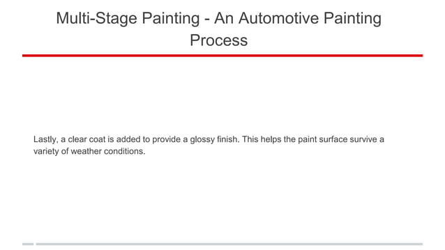 Multi-Stage Painting - An Automotive Painting Process | PPTX | Automotive