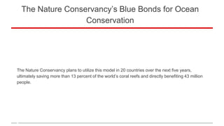 The Nature Conservancy’s Blue Bonds for Ocean Conservation | PPT