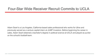 Four-Star Wide Receiver Recruit Commits to UCLA | PPT
