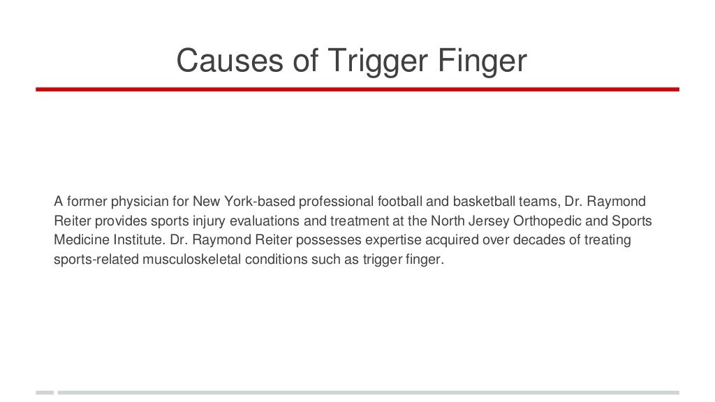 Trigger Finger Definition Etiology Symptoms Diagnosis