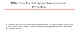 BSA Promotes Child Abuse Awareness and Prevention | PPT | Free Download