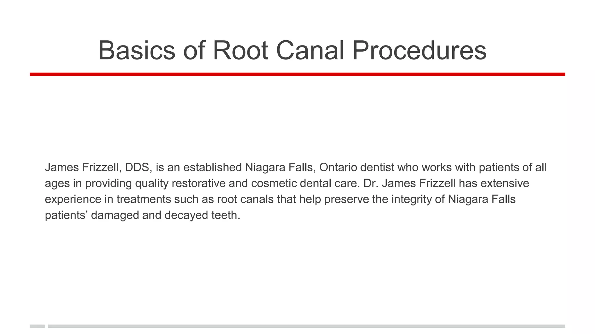 Basics of Root Canal Procedures | PPT