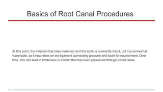 Basics of Root Canal Procedures | PPTX