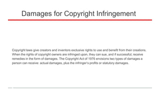 Damages for Copyright Infringement | PPTX