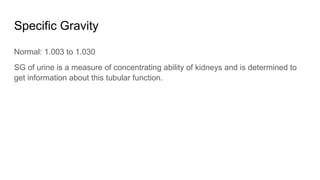 Routine urine examination including physical chemical and microscopy ...