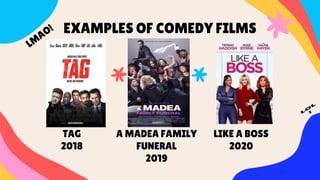 Genre Research: Comedy | PPTX