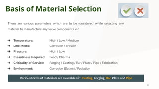 Valves Materials - Part 1 | PDF