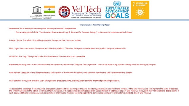 fake product review monitoring | PPTX