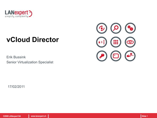 VMware vCloud Director | PPTX | Cloud Computing | Internet