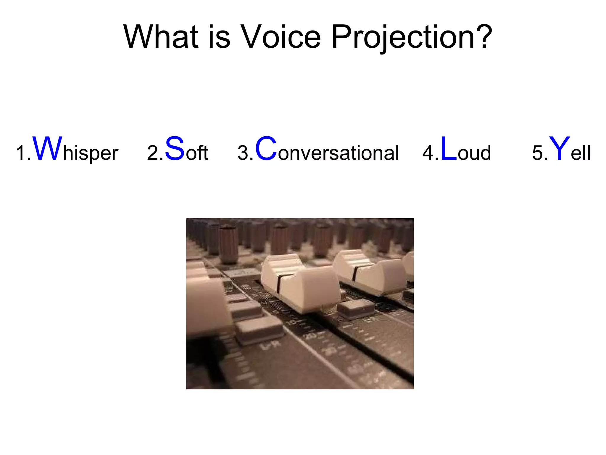 Copy Of Voice Projection | PPT
