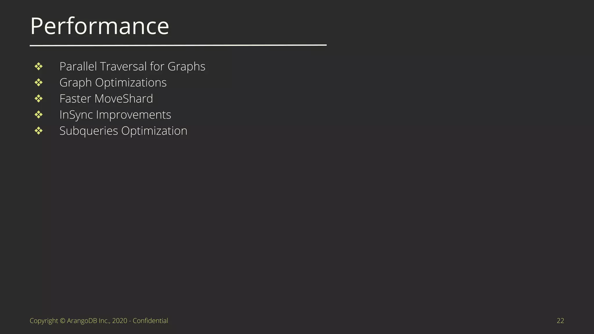 ArangoDB 3.7 Roadmap: Performance at Scale | PPT