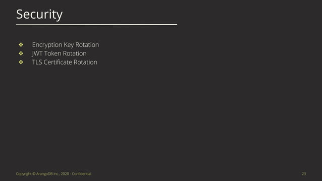 ArangoDB 3.7 Roadmap: Performance at Scale | PPT