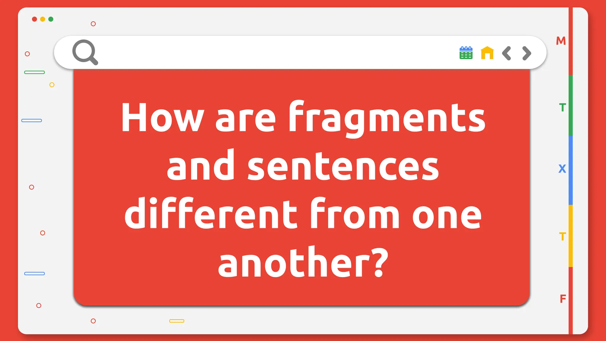 English 3 : Fragments / Phrases and Sentences | PDF