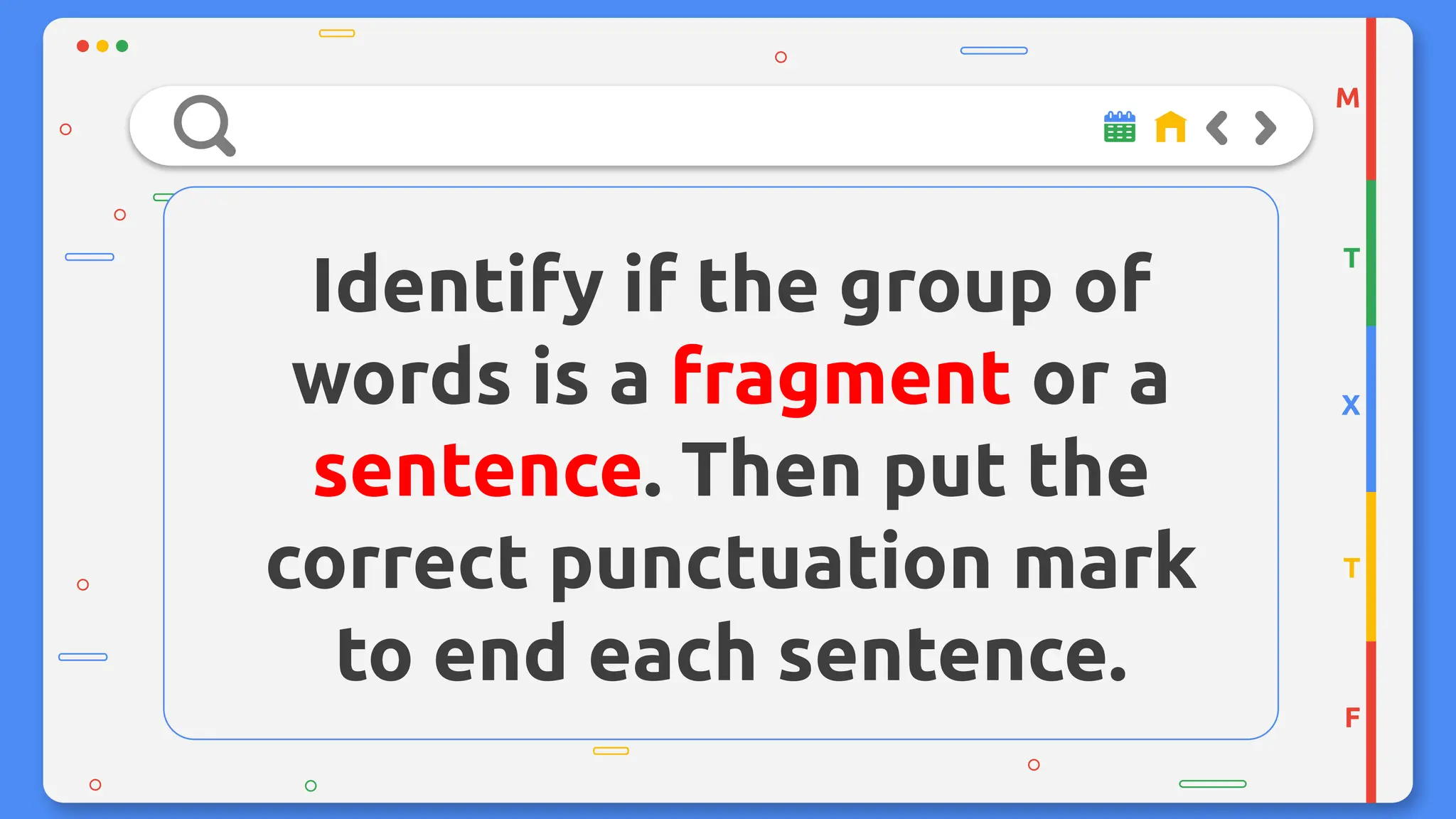 English 3 : Fragments / Phrases and Sentences | PDF