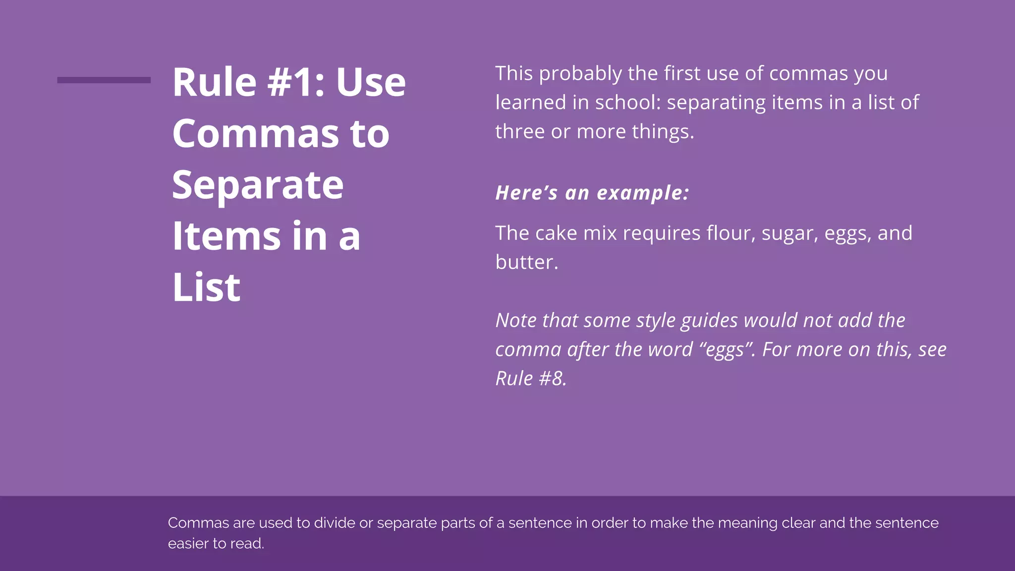 When to use a comma: 10 rules and examples | PDF