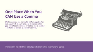 When to use a comma: 10 rules and examples | PDF