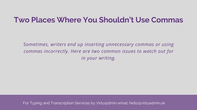 When to use a comma: 10 rules and examples | PDF