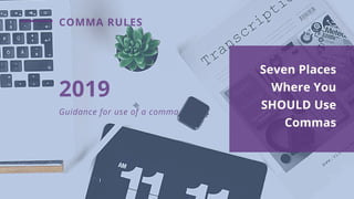 When to use a comma: 10 rules and examples | PDF
