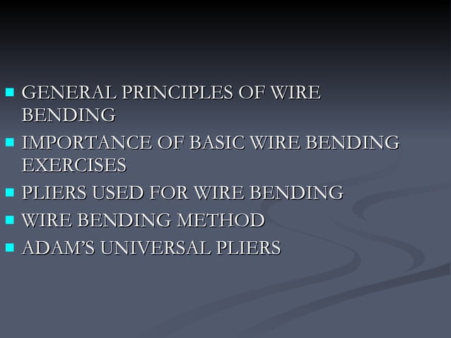 Wire Bending Principles | PPT | Jewelry Making | Arts and Crafts
