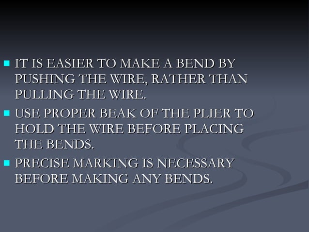 Wire Bending Principles | PPT | Jewelry Making | Arts and Crafts