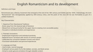 English Romanticism :A Literary Revolution | PPTX