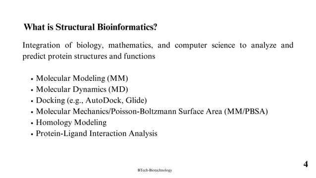 Subject code XBT707 - Bioinformatics ppt | PPT
