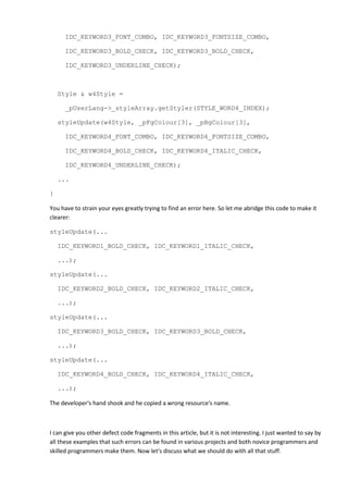 Consequences of using the Copy-Paste method in C++ programming and how ...