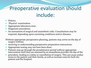 Copy preoperative preparation | PPTX