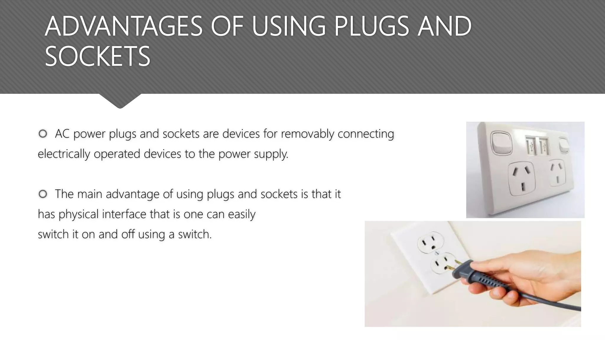 TYPES OF PLUGS AND SOCKETS | PPTX