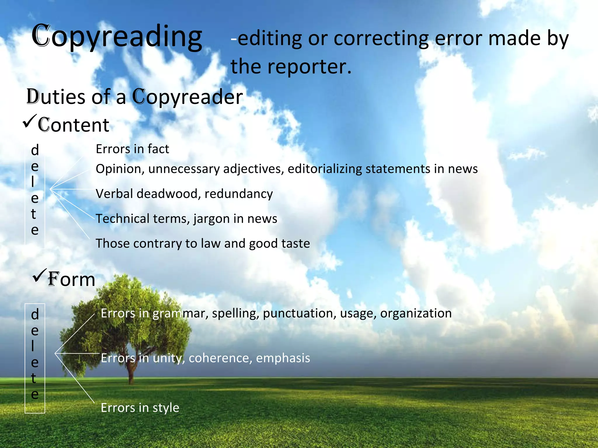Copyreading | PPT