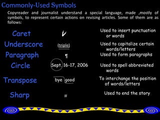 Copyreading | PPT