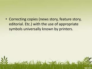 Copyreading | PPTX