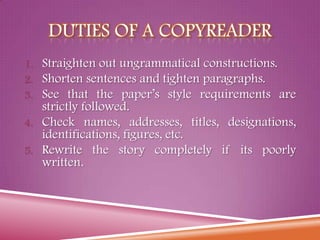 Copyreading | PPTX