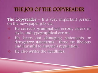 Copyreading | PPTX