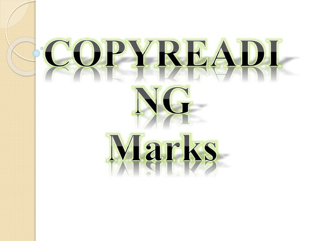 Copyreading | PPT