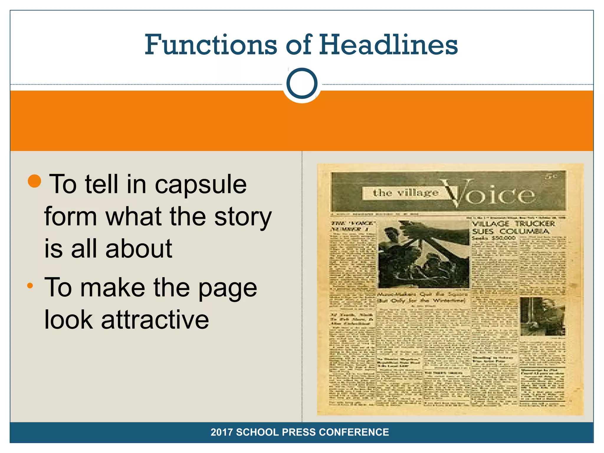 Copyreading and Headline Writing | PPT