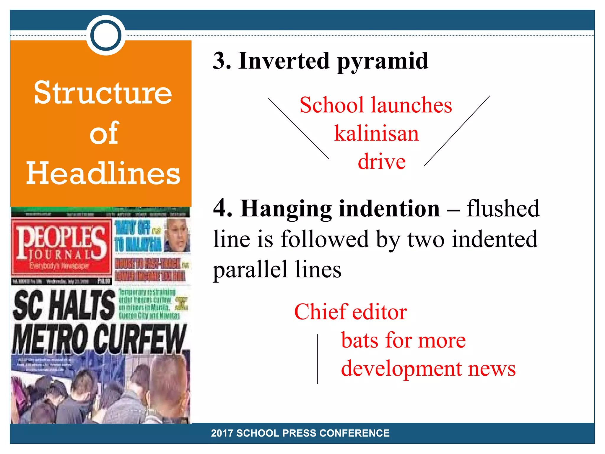 Copyreading and Headline Writing | PPT