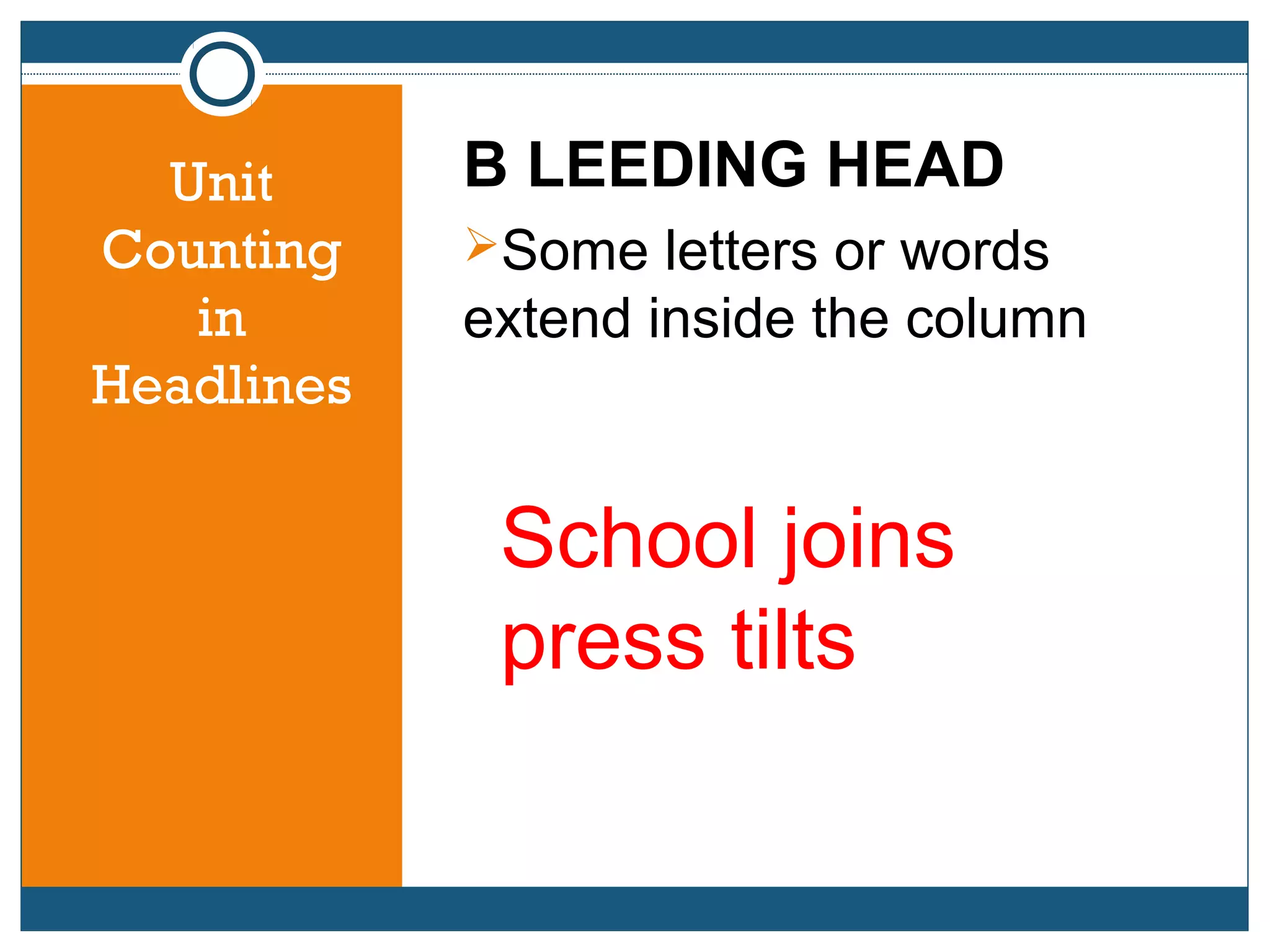 Copyreading and Headline Writing | PPT
